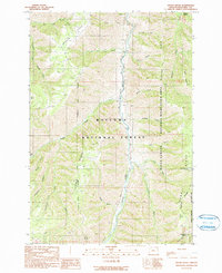 1990 Map of Jaynes Ridge, Wallowa County, OR — High-Res | Pastmaps